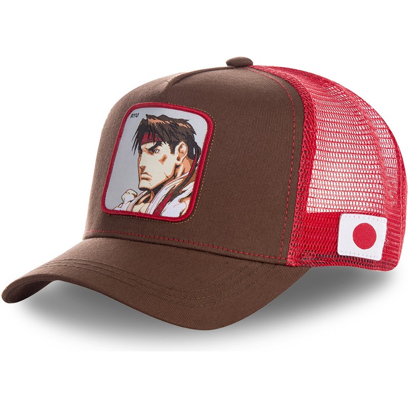 Casquette trucker rouge Ryu RYU Street Fighter Capslab: Caphunters.ch