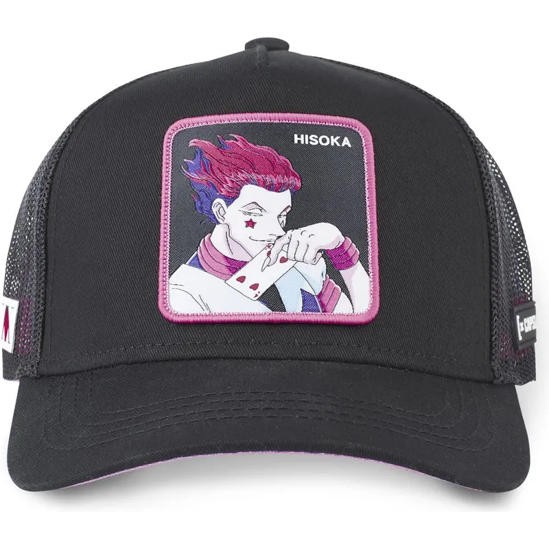 Gorra trucker negra Hisoka Morow HIS3 Hunter x Hunter de Capslab: Caphunters.ch