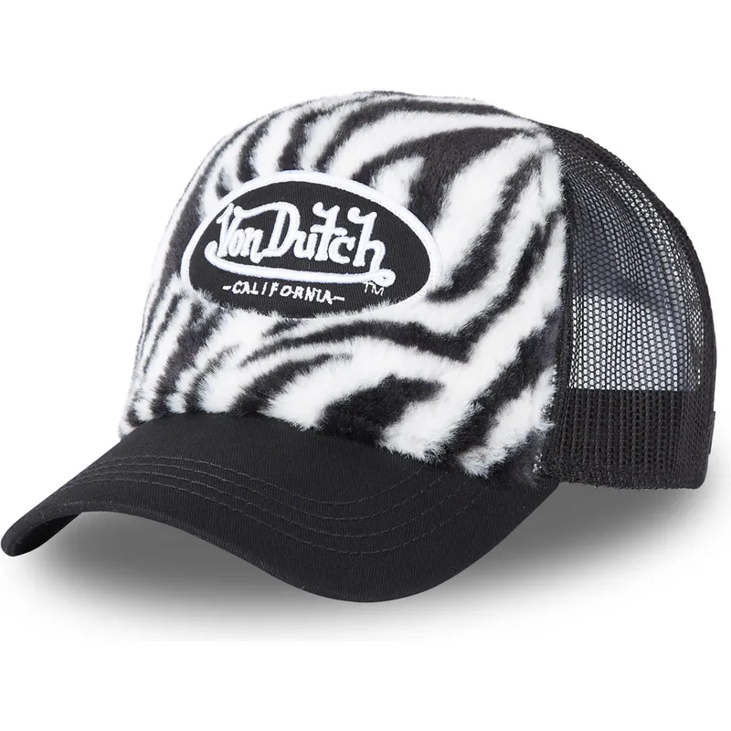 Gorra trucker negra y blanca POIL1 de Von Dutch: Caphunters.ch